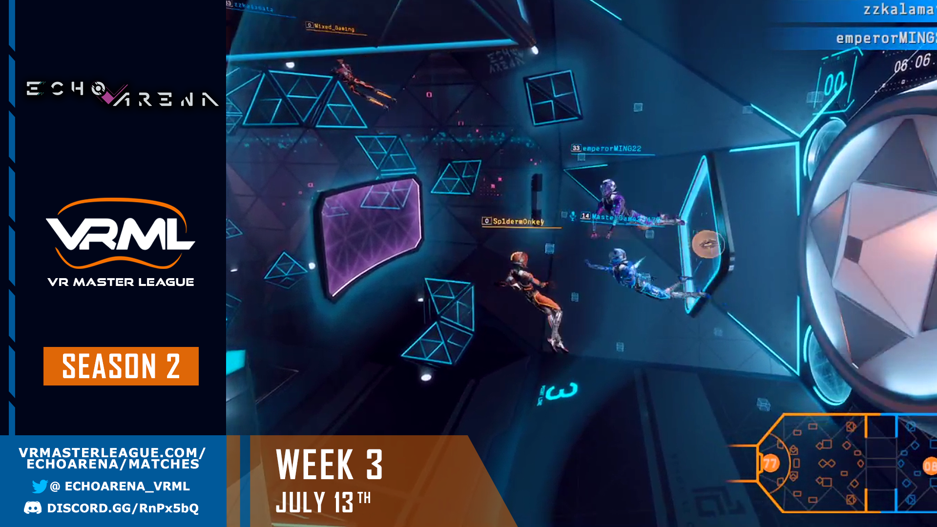 Echo Arena - VR Master League - Esports