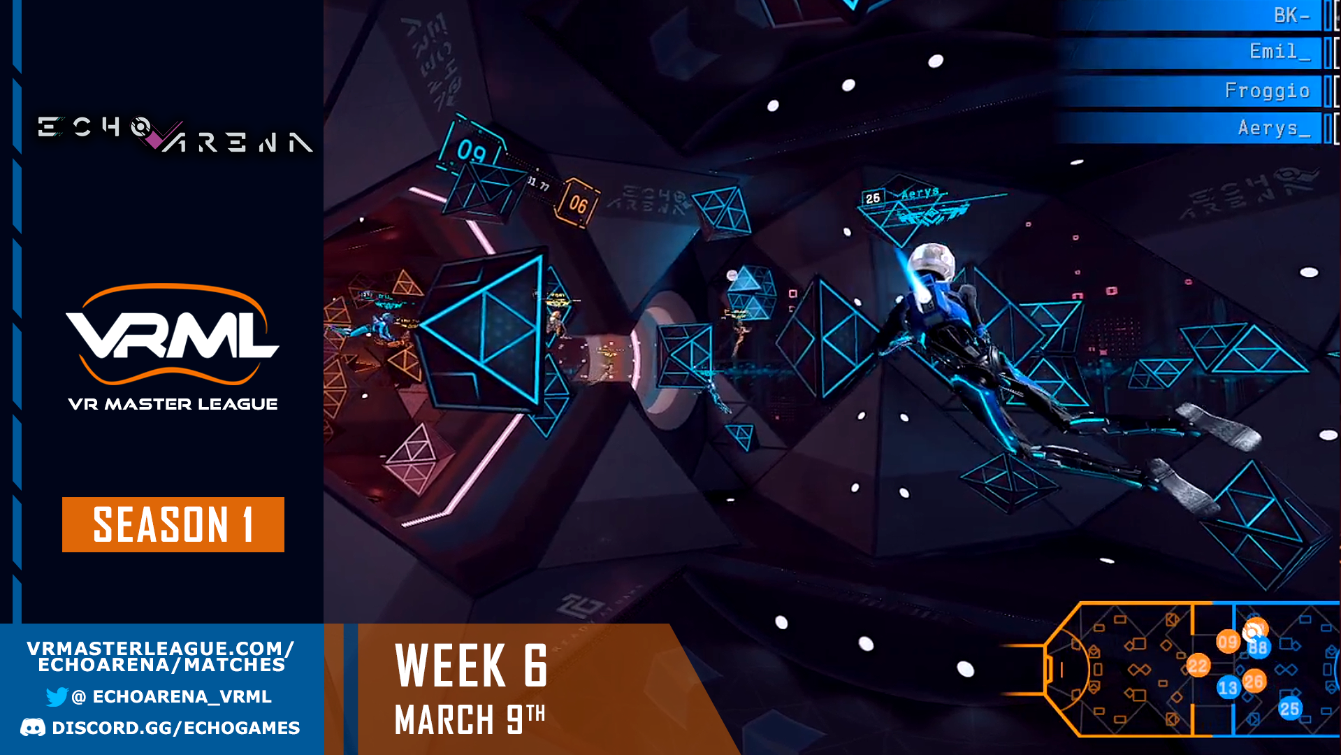 Echo Arena - VR Master League - Esports
