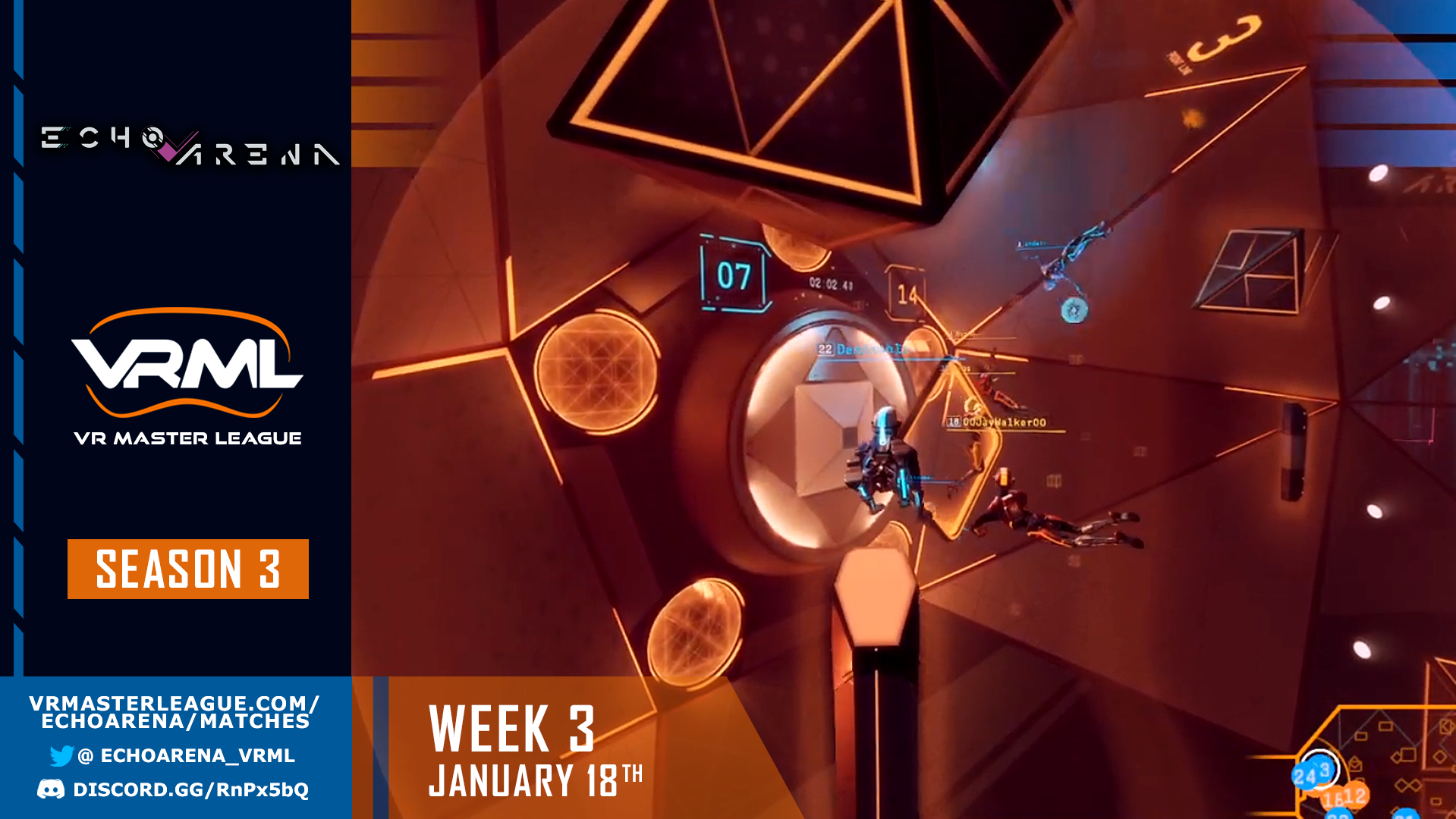 Echo Arena - VR Master League - Esports