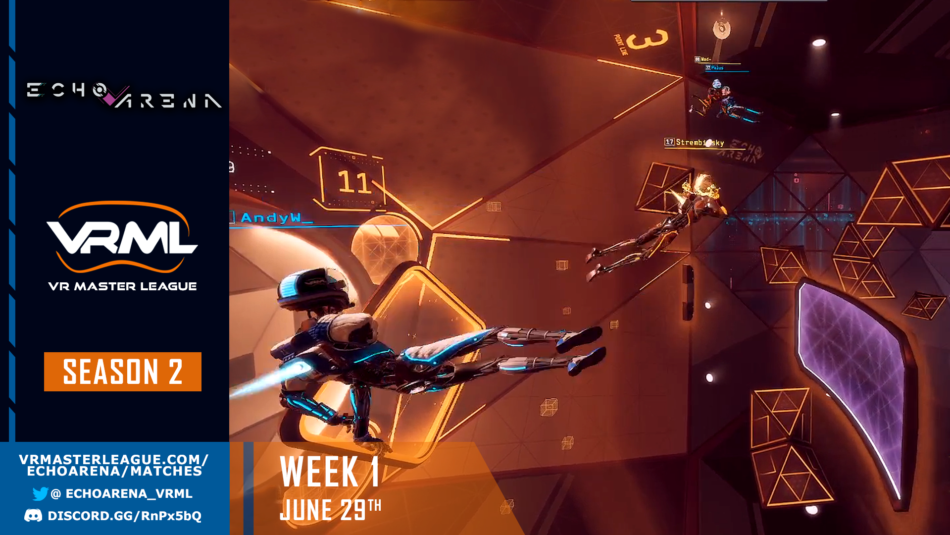 Echo Arena - VR Master League - Esports