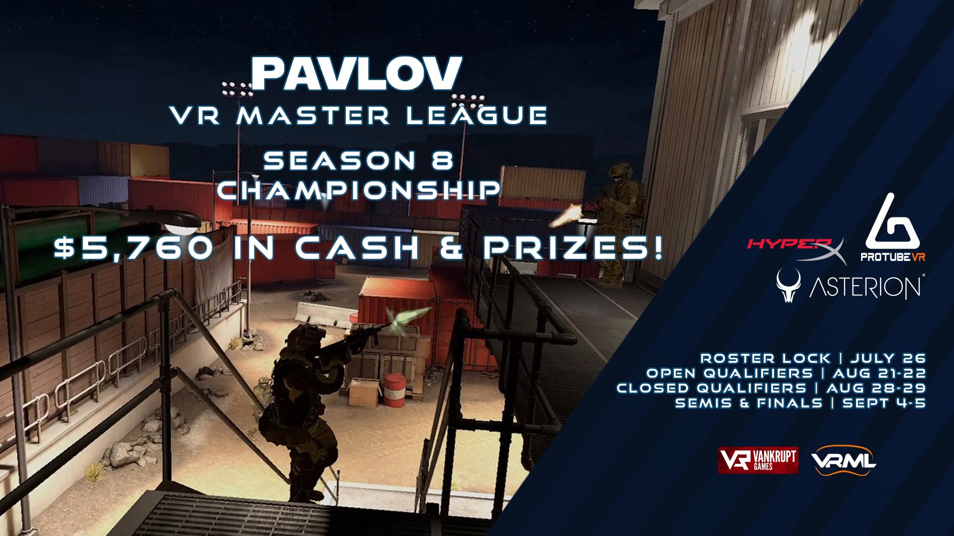 Pavlov - Home - VR Master League - Esports