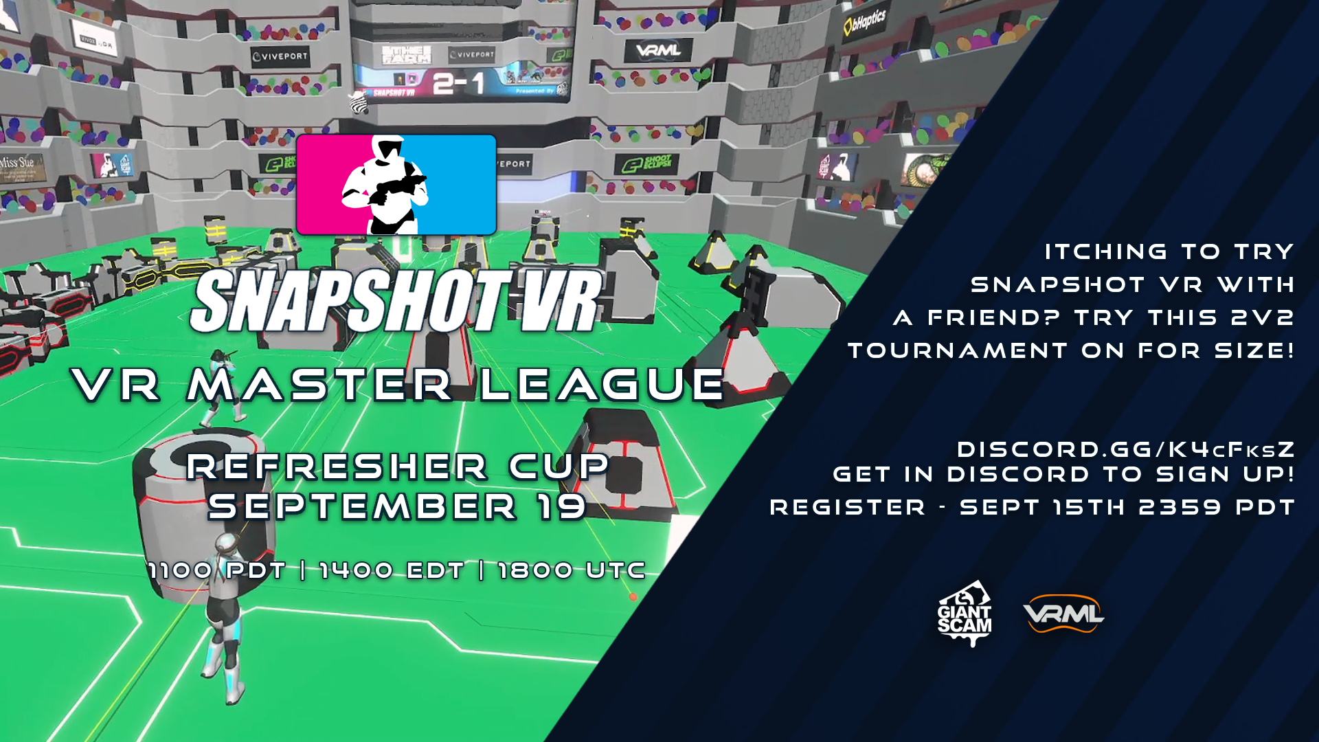 Snapshot - Home - VR Master League - Esports