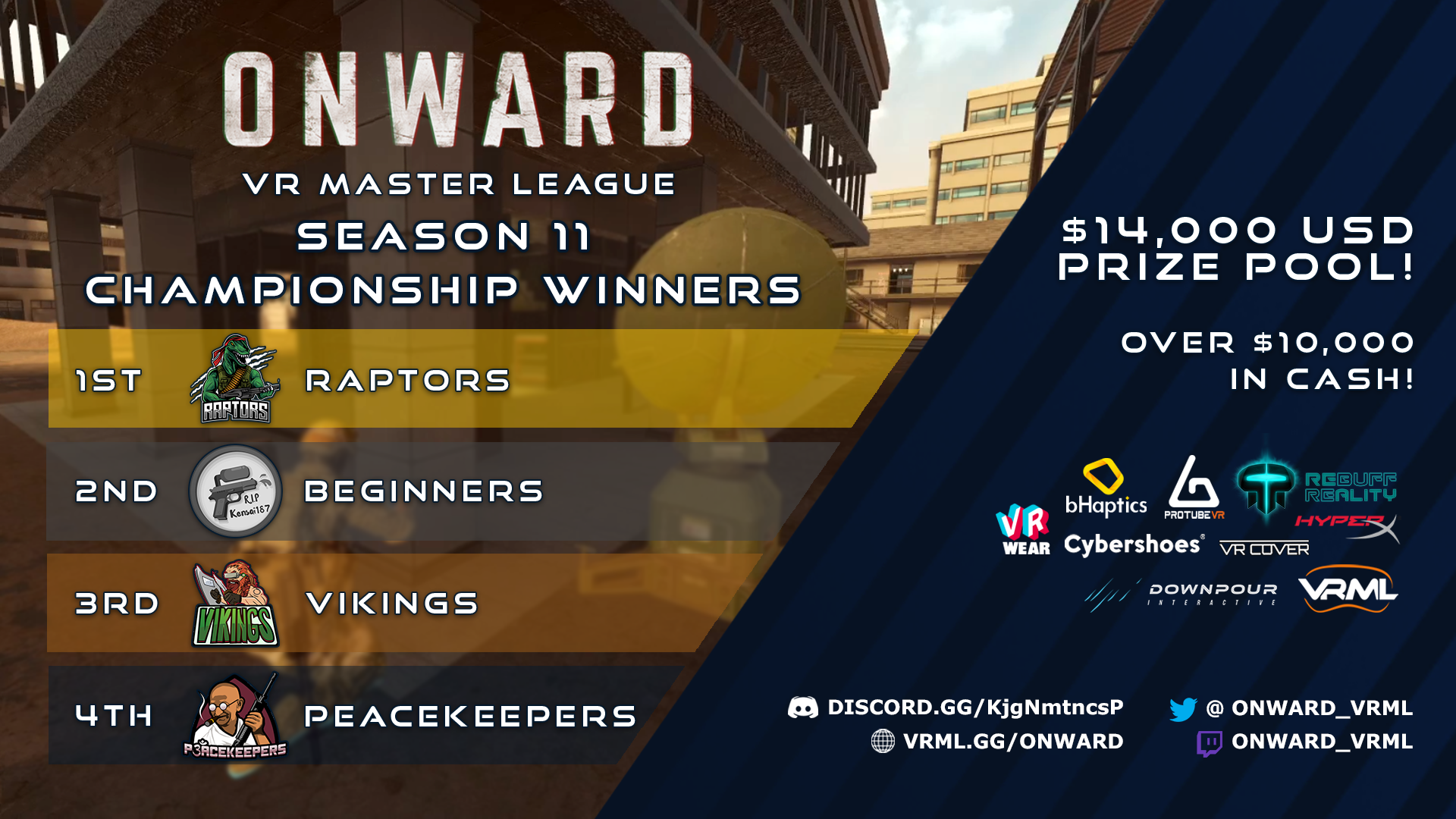 Onward - Home - VR Master League - Esports