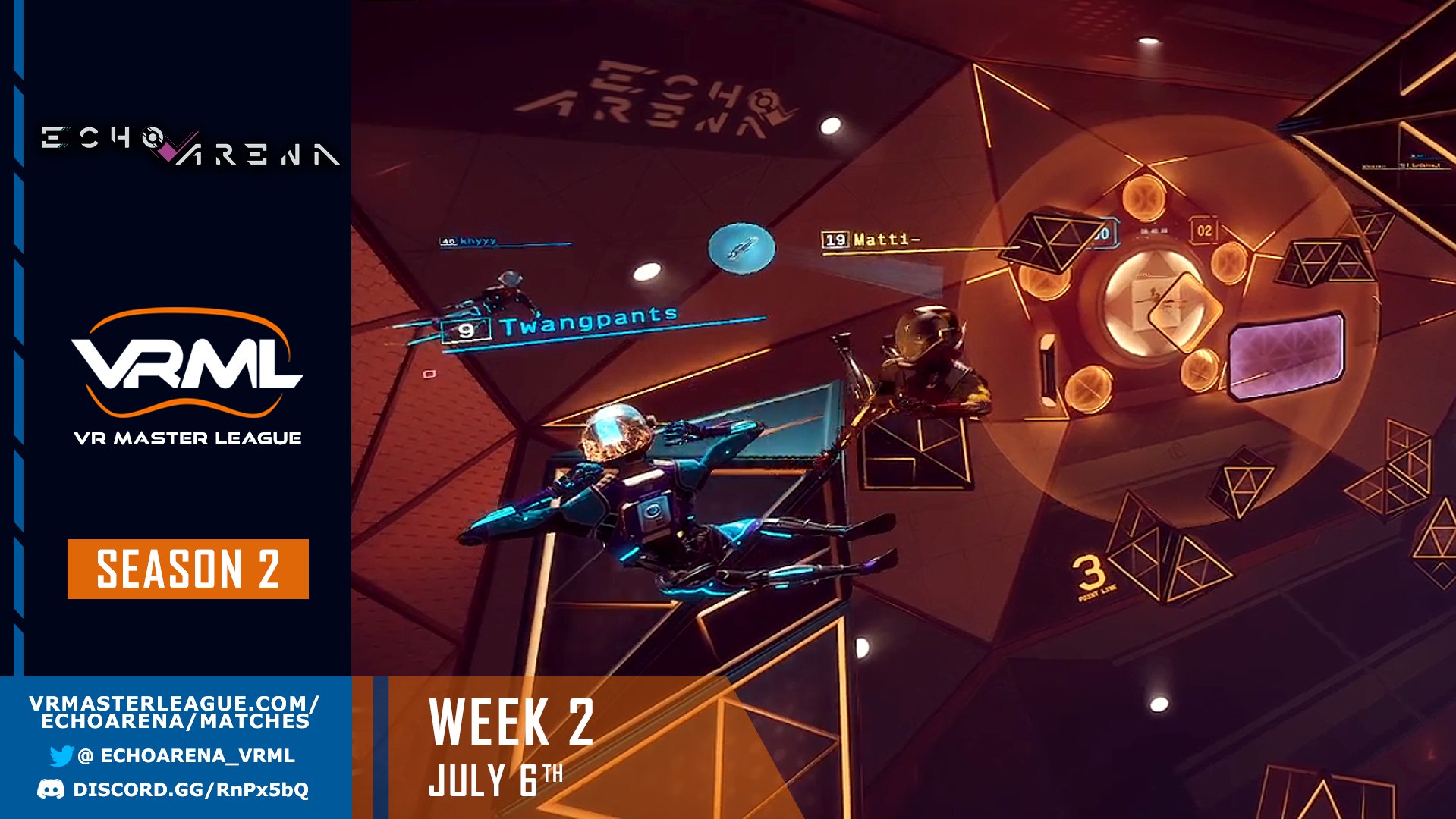 Echo Arena - VR Master League - Esports