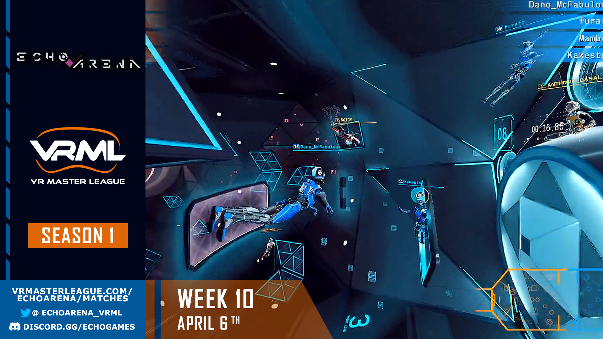 Echo Arena - VR Master League - Esports